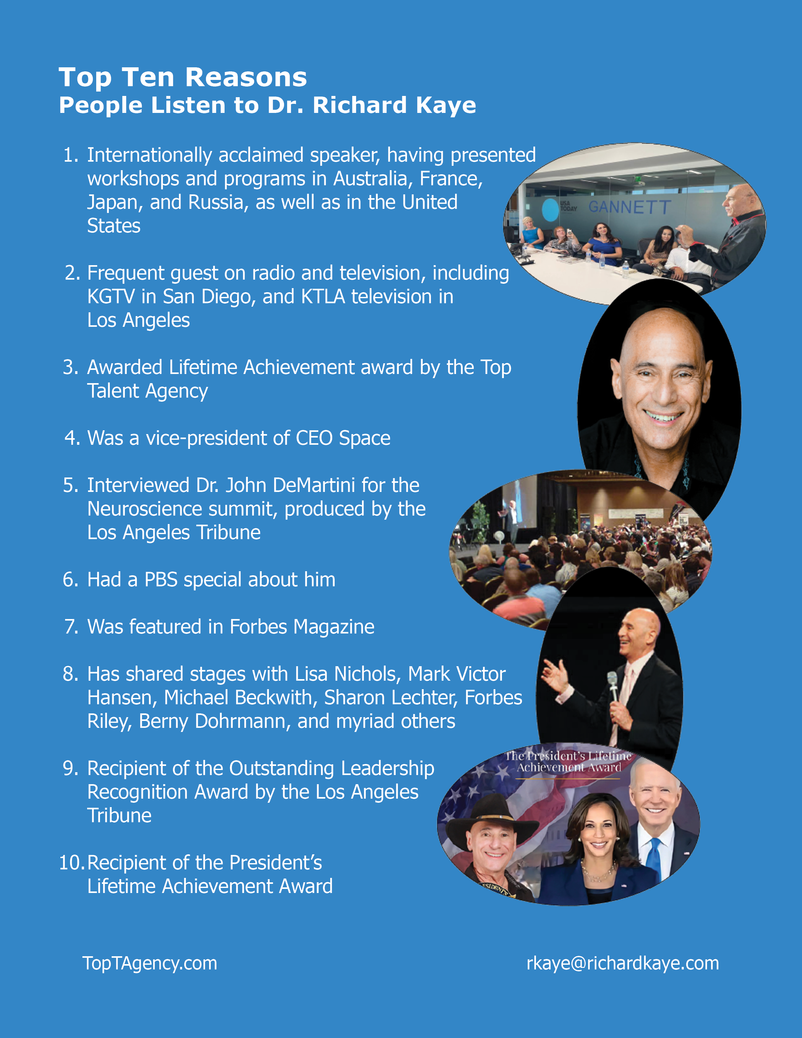 Top Ten – One Sheet – Dr. Richard Kaye