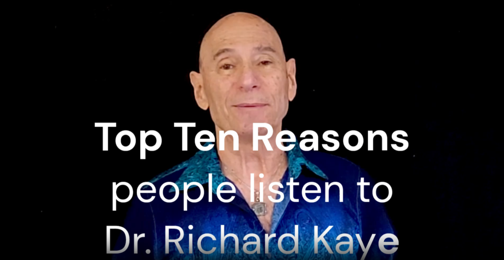 Top Ten – One Sheet - Dr. Richard Kaye